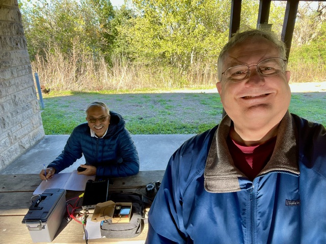 POTA #17 at San Jacinto Park – Johnson Space Center Amateur Radio Club