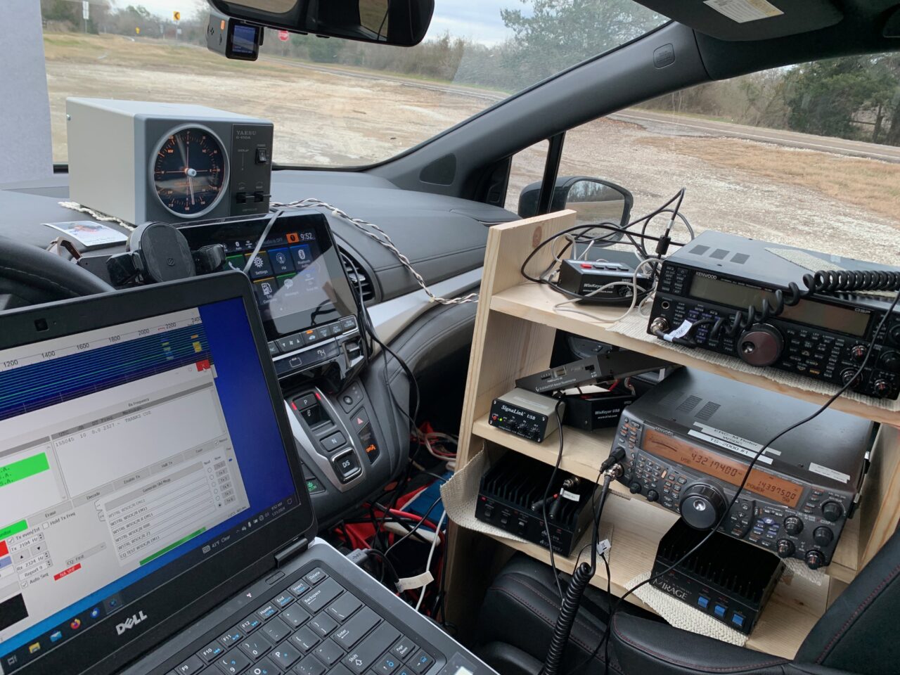 Dave’s 4th VHF Rover outing – Johnson Space Center Amateur Radio Club