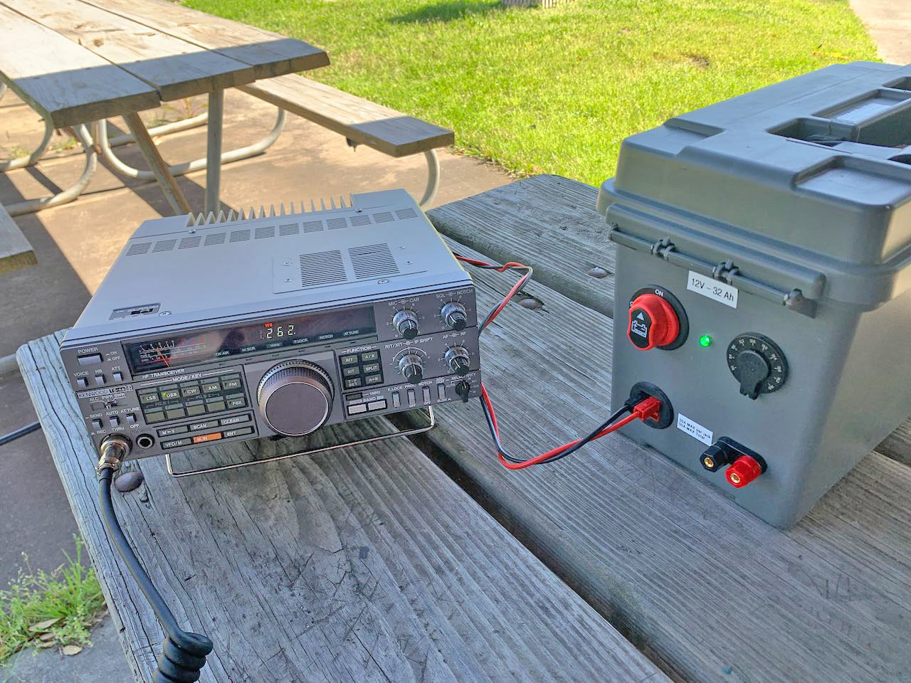 POTA #18 at San Jacinto Park – Johnson Space Center Amateur Radio Club